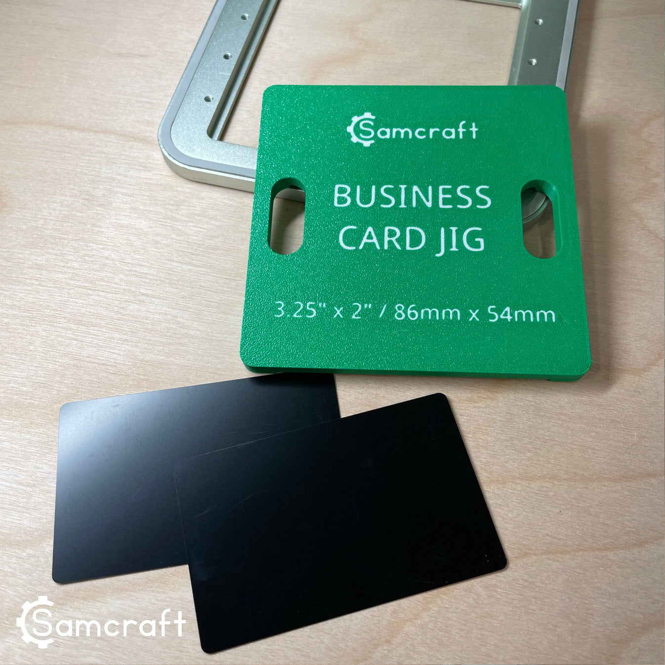 Business Card Jig - xTool F1 | Samcraft