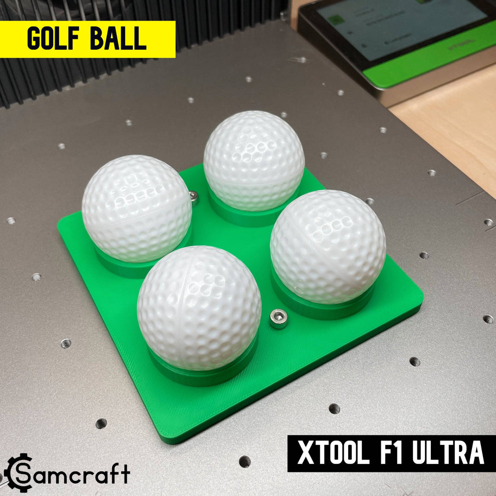 Golf Ball & Table Tennis Ball Jig - xTool F1 Ultra | Samcraft