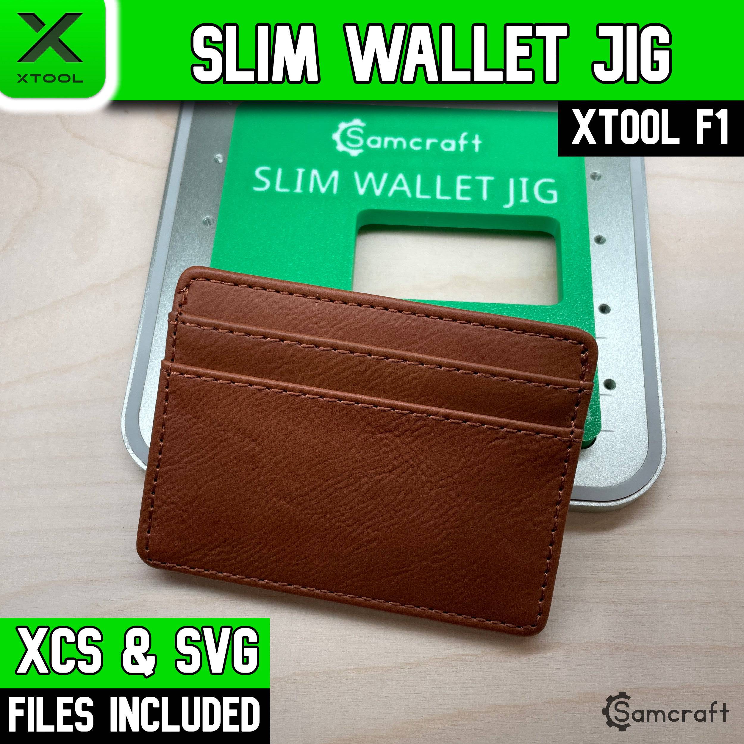 Slim Wallet Jig - xTool F1 / F2