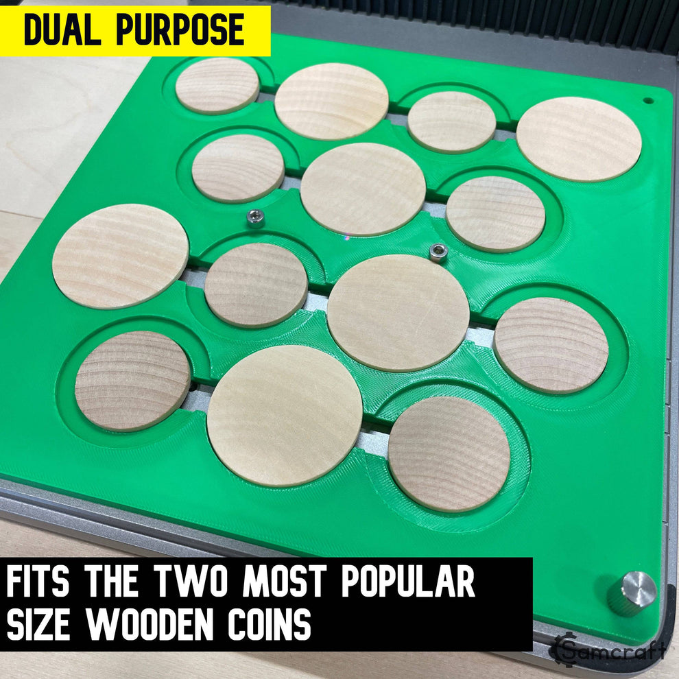 Wood Coin Jig - xTool F1 Ultra | Samcraft