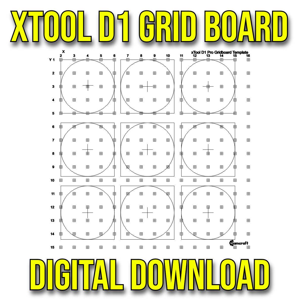 Laser Files for xTool & More | Samcraft Engraving Templates | Samcraft